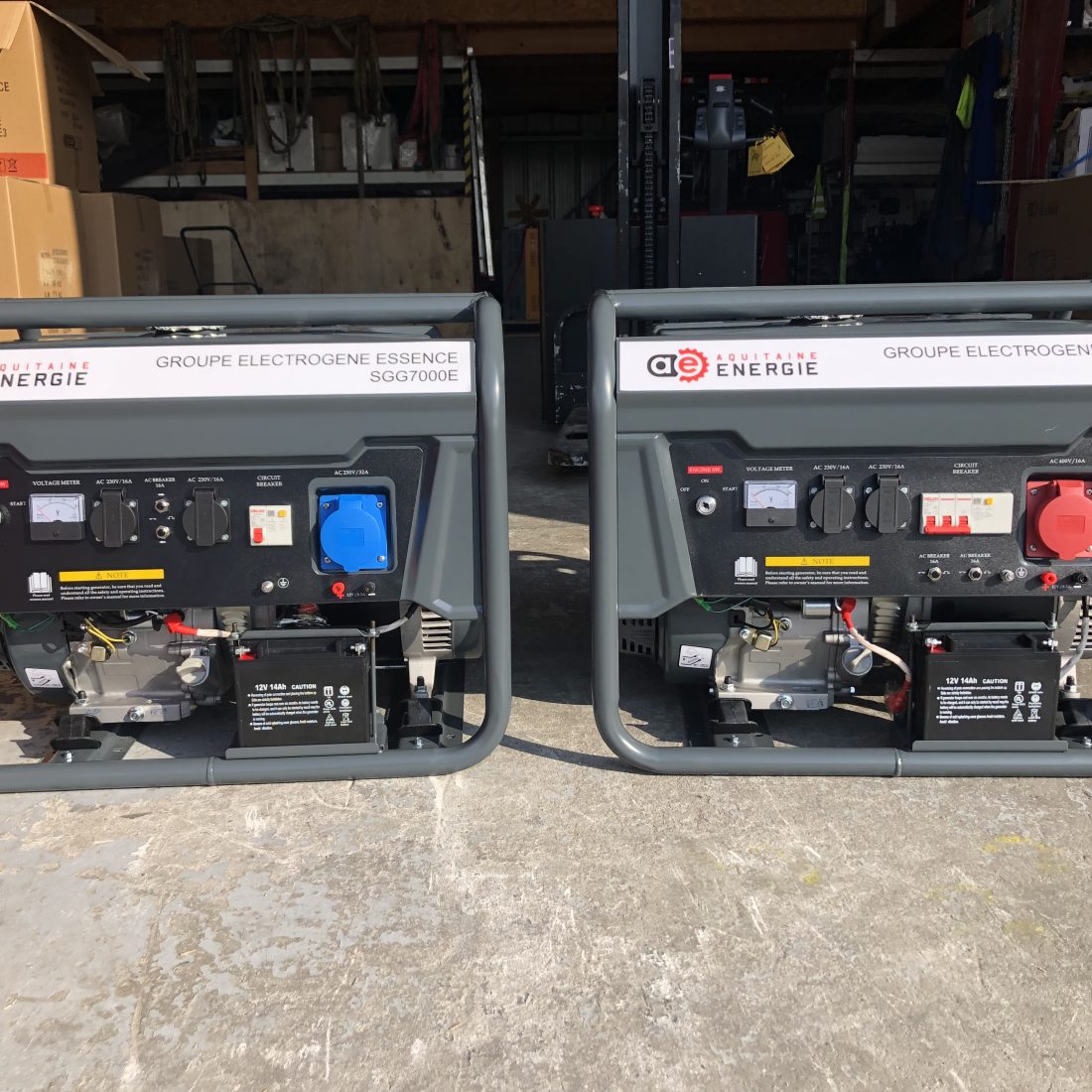 SGG7500E GROUPE ELECTROGENE ESSENCE 9KVA | Aquitaine Energie